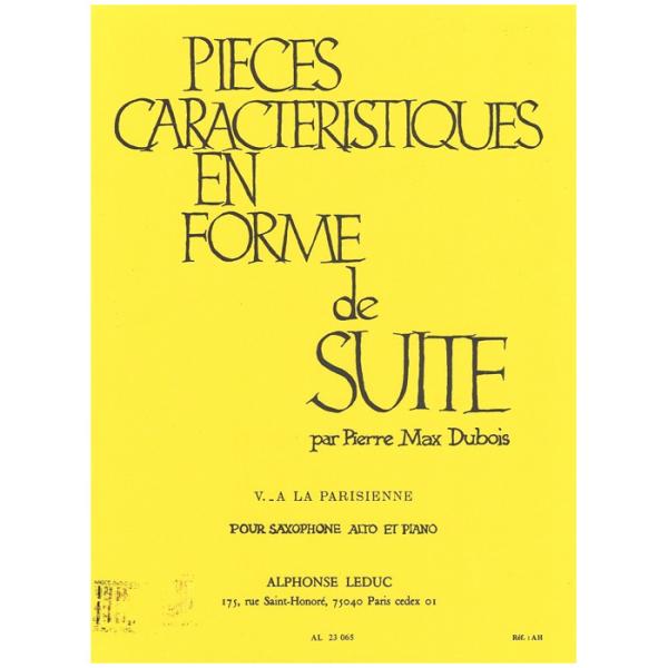 詳細分類：サクソフォーン・ソロ作曲：Pierre-Max Dubois/ピエール・マックス・デュボワ出版社：Alphonse Leduc（ルデュック）出版年：----年楽器編成/構成：サクソフォーン/ピアノ校訂者/編曲者：---- ※当店は...