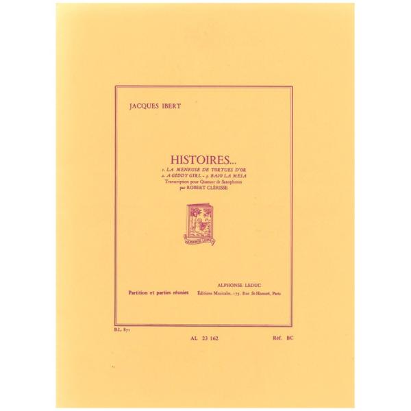 詳細分類：サクソフォーン・アンサンブル作曲：Jacques Ibert/ジャック・イベール出版社：Alphonse Leduc（ルデュック）出版年：c1935年楽器編成/構成：サクソフォーン四重奏校訂者/編曲者：Clerisse ※当店は国...