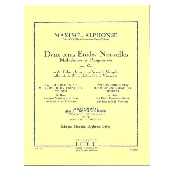 作曲者：マキシム＝アルフォンス/Maxime-Alphonse編成：Horn Studies出版社：Leduc（ルデュック）出版番号：AL 16857 ※当店は国内・輸入楽譜合わせて約2万冊を蔵書しております。楽譜のご相談や在庫状況、納期な...