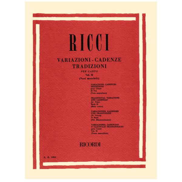 作曲者:リッチ（ルイジ）/Ricci L.編成:Vocal Studies: Male Voice出版社:Ricordi（リコルディ）出版番号:ER 1904/00※当店は国内・輸入楽譜合わせて約2万冊を蔵書しております。楽譜のご相談や在庫...