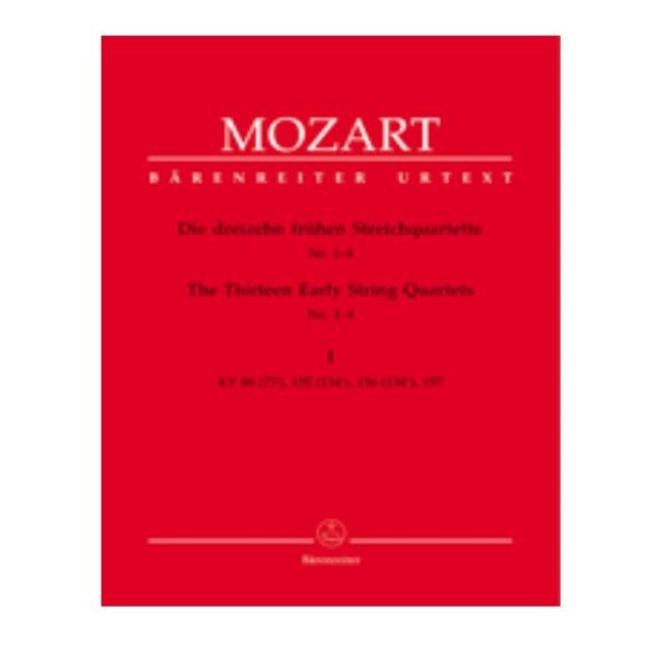 作曲者：モーツァルト/Mozart W.A.編成：Parts: 2Vn Va Vc出版社：Barenreiter（ベーレンライター）出版番号：BA 4847※当店は国内・輸入楽譜合わせて約2万冊を蔵書しております。楽譜のご相談や在庫状況、納...