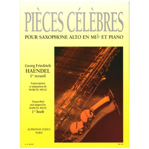 詳細分類：サクソフォーン・ソロ作曲：Georg Friedrich Handel/ゲオルク・フリードリヒ・ヘンデル出版社：Alphonse Leduc（ルデュック）出版年：c1939、51年楽器編成/構成：アルトサクソフォーン/ピアノ校訂者...