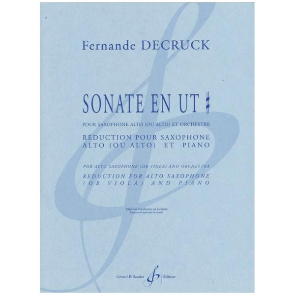 詳細分類：サクソフォーン・ソロ作曲：Fernande Decruck/フェルナンデ・デュクリュック出版社：Billaudot（ビヨドー）出版年：----年楽器編成/構成：サクソフォーン/ヴィオラ・ピアノ校訂者/編曲者：----※当店は国内・...