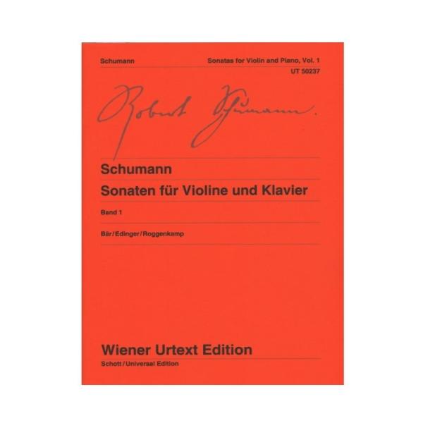 作曲者：シューマン（ロベルト）/Schumann R.編曲/校正：U. Bar/C. Edinger/P. Roggenkamp編成：Violin/Piano出版社：Wiener Urtext Edition（ウィーン原典版）出版番号：UT...