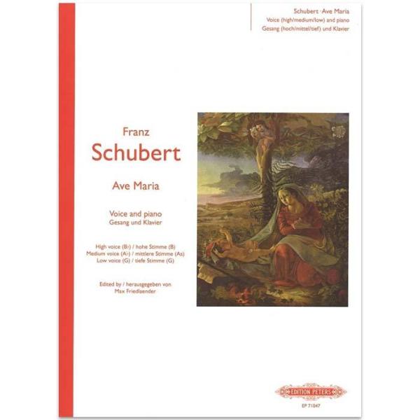 作曲者：シューベルト/Schubert F.編曲/校正：M. Friedlaender/pref. G. Stewart編成：High/Meidium/Low Voice Piano出版社：Peters（ペータース）出版番号：EP 7104...