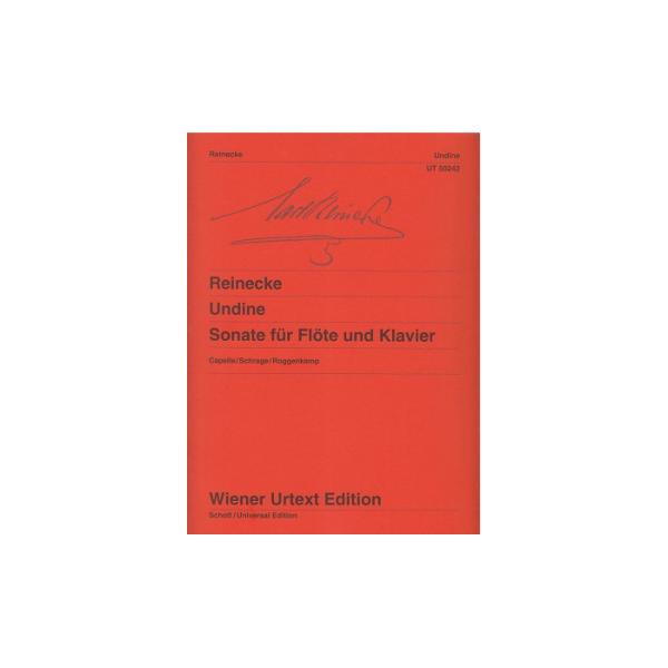 作曲者：ライネッケ/Reinecke C.編曲/校正：I. Capelle/S. Schrage/P. Roggenkamp編成：Flute Piano出版社：Wiener Urtext Edition（ウィーン原典版）出版番号：UT 50...
