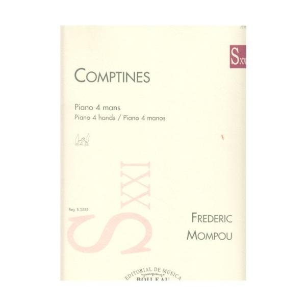 作曲者：モンポウ/Mompou F.編曲/校正：M.F. Rosello/J.M.H. Sagrera編成：Piano 4 Hands出版社：Boileau（ボワロー）出版番号：B 3555 DP 026991978年、カタルーニャの音楽家...