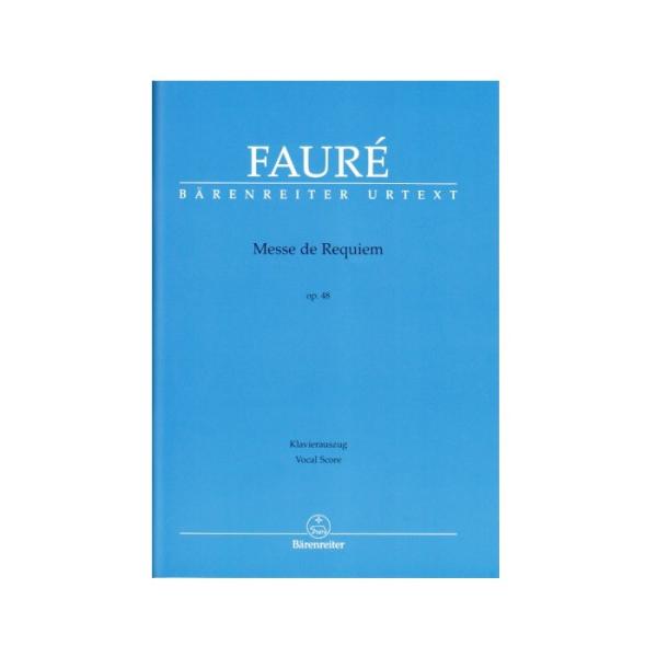 作曲者:フォーレ/Faure G.編曲/校正:C.M. Stahl/M. Stegemann/red. M. Focke編成:Vocal Score出版社:Barenreite（ベーレンライター）r出版番号:BA 9461-90使用言語：ラ...