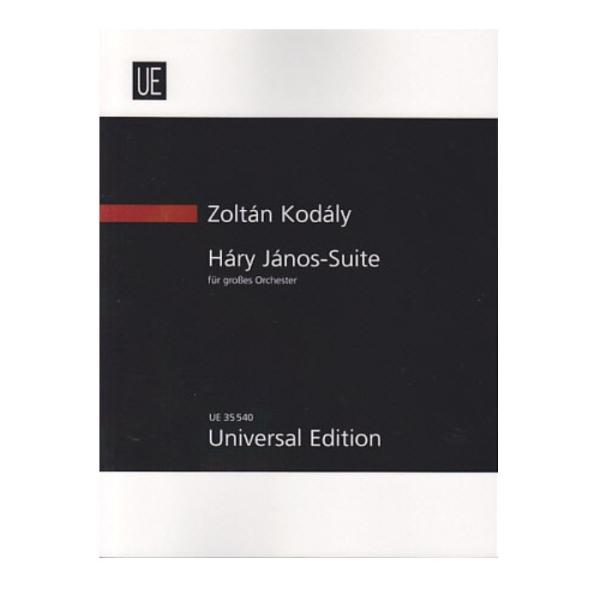 作曲者：コダーイ/Kodaly Z.編曲/校正：pref. F. Bonis編成：Study Score出版社：Universal（ウニヴェルザール出版社/ユニバーサル）出版番号：UE 35540スタディ・スコアの新シリーズに「ハーリ・ヤー...