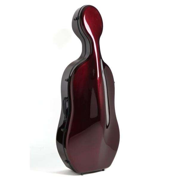 ベーシックなカラーラインナップが魅力的なシリーズで、モンタニャーナ等の大型チェロに対応したモデル「CFC-5」。Cカーブ(くびれの部分)が緩やかなつくりになっています。