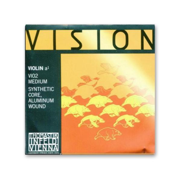 リーズナブルなことで人気のナイロン弦。輝かしく、はっきりとした音色で、多くのシンセティック弦と組み合わせることができる万能弦。※こちらの商品は「1/8サイズ用・Ａ線」です。発売元：トマスティークシンセティックコア／アルミ巻