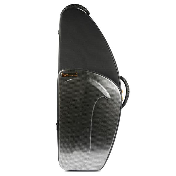 人気のbam社より、スタイリッシュでコンパクトなデザインのサックスケース「ニュートレッキング」が発売です！楽器のシルエットが書かれた前面の大きなポケットは、伸縮可能なマチが付いた大きなポケットがあり、荷物に合わせた使い方が出来ます。収納力バ...