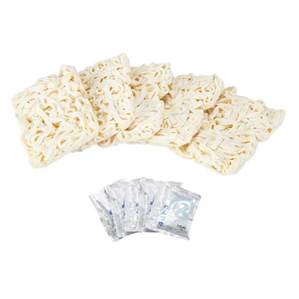 小麦粉100％の打ちたてめんを、ゆで揚げ後瞬時に冷凍することにより、釜揚げ状態のおいしさがそのままとじこめられています。肉厚でもっちりとした食感をお楽しみください。調理時間が短く、お手軽にお召し上がりいただけます。本醸造のこいくちしょうゆを...