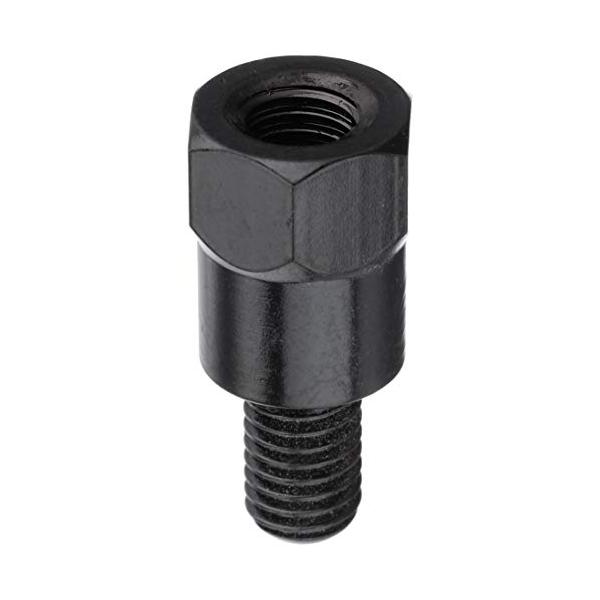 カラー：ブラックサイズ：高さ調整スタイル：正ネジ8mm【用途】バイク用ミラーの高さを調整するためのアダプター【仕様1】 アダプター高:18.6mm【仕様2】 車体側正ネジ8mm/ミラー側正ネジ8mm【仕様3】車体側・ミラー側ネジピッチ:共に...
