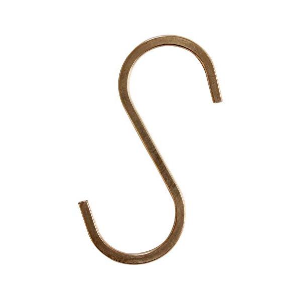 カラー：真鍮スタイル：S字フック 大長さ:80mmパッケージ重量: 0.02 kg素材: 真鍮