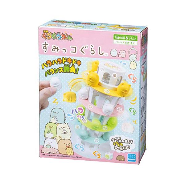 セット内容:ぐらぐらタワー 一式、コマ×24個、サイコロ×1個、アンバランサー×1個、アンバランスボール×1個、シール×1枚(C)2019 San-X Co., Ltd. All Rights Reserved.プレイ人数:2~4人対象年齢...