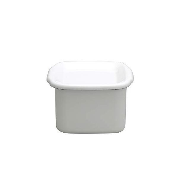 カラー：ホワイトサイズ：Mサイズ:13.6×12.8×8.4cm本体重量:約380g容量:0.8L素材・材質:琺瑯生産国:日本