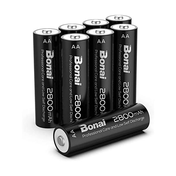 カラー：8個パック 単3 充電池サイズ：AA