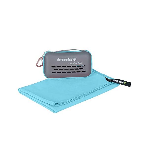 カラー：レイクグリーンサイズ：Small(80×40 CM)スタイル：スポーツ◆ 【強力な吸水性と速乾性】：通常のタオルよりこのマイクロファイバー タオルは3〜5倍の水分を素早く吸収できて、乾燥速度はほかの速乾タオルより速いです.そのため、...