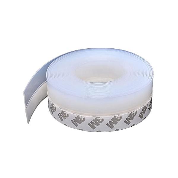 カラー：半透明【サイズ】6m x 25mm。テープ部分幅：約10mm。強力な粘着力を持ちながらキレイに傷つけずに剥がせます。【気密性が良くて】貼るだけですきま風やホコリや音や虫などの侵入を防ぎ。効果的にエア コンの効率をアップさせ、暖かい冬...