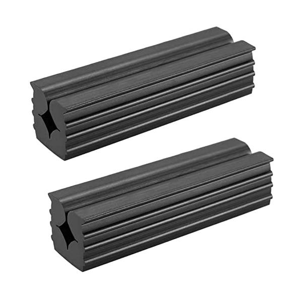 【ハンガー滑り止めバンド セット内容】新しいゴム製振動ランプ、ゴルフクラブグリップ修理ツール（2パック）【しっかりと保持】ゴム製バイスクランプのサイドリブは、ダイヤモンドチャネルがシャフトを所定の位置に固定する間、少ない圧力でバイスの摩擦を...