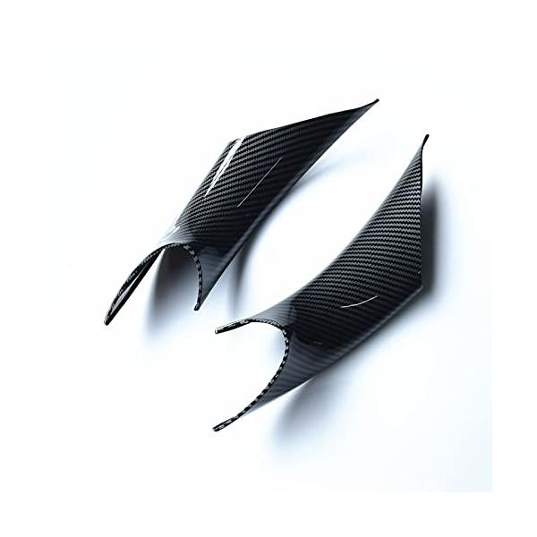 カラー：カーボンファイバー【適用車種】インテリアドアパネルグラブハンドルカバー BMW 3シリーズ F30 F31 F34 F80 2012-2018、4シリーズ F32 F33 F36 F82 F83 2014-2017用【製品素材】高品...