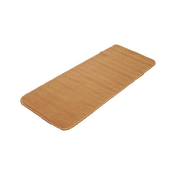 カラー：ベージュサイズ：45×120cmサイズ:45×120cm本体重量:500g材質:表地/ポリプロピレン 裏地/ポリエステル不織布テーブルやデスク下など、見にラグとして活躍!フローリングなど滑りやすい所では、下にすべり止めマット等をご使...