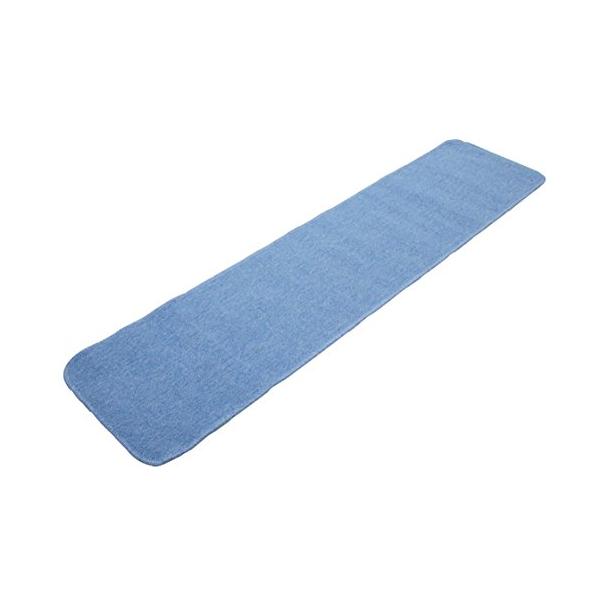 カラー：ブルーサイズ：45×180cmサイズ:45×180cm本体重量:800g材質:表地/ポリプロピレン 裏地/ポリエステル不織布テーブルやデスク下など、見にラグとして活躍!フローリングなど滑りやすい所では、下にすべり止めマット等をご使用...