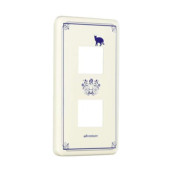 カラー：ネコサイズ：2個口用上下ネジ穴間が101mmの型(規格品)に適合しています。ネジ付き