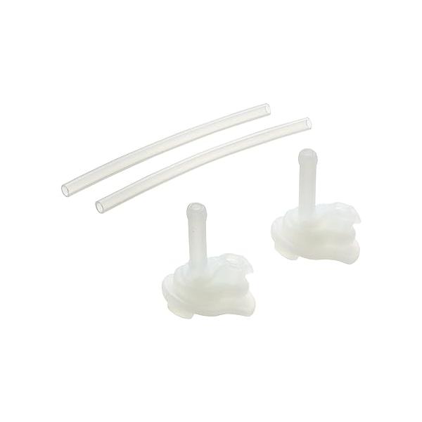 カラー：白サイズ：はなえみステップアップパーツ用スタイル：はなえみステップアップパーツ用ストローセットはなえみ哺乳びん用ステップアップパーツのストローセットです。対象年齢：7カ月頃〜