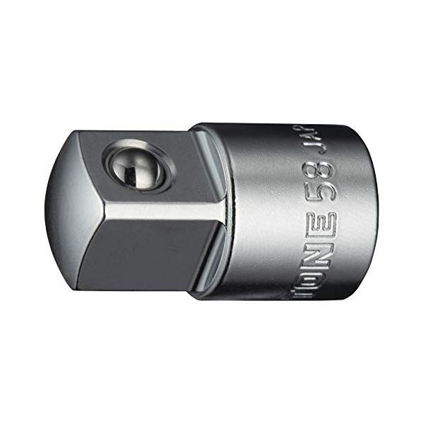 サイズ：58:差込角:9.5mm(3/8")＆12.7mm(1/2")スタイル：1個全長(mm):32.0差込角凹(mm):9.5差込角凸(mm):12.7