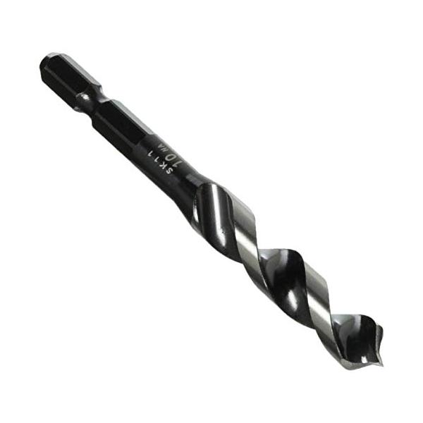 サイズ：10.0mmスタイル：単品仕様:6.35mm六角軸対応機種:電気ドリル、充電インパクトドライバー、ボール盤原産国:日本製軸:普通鋼刃:普通鋼