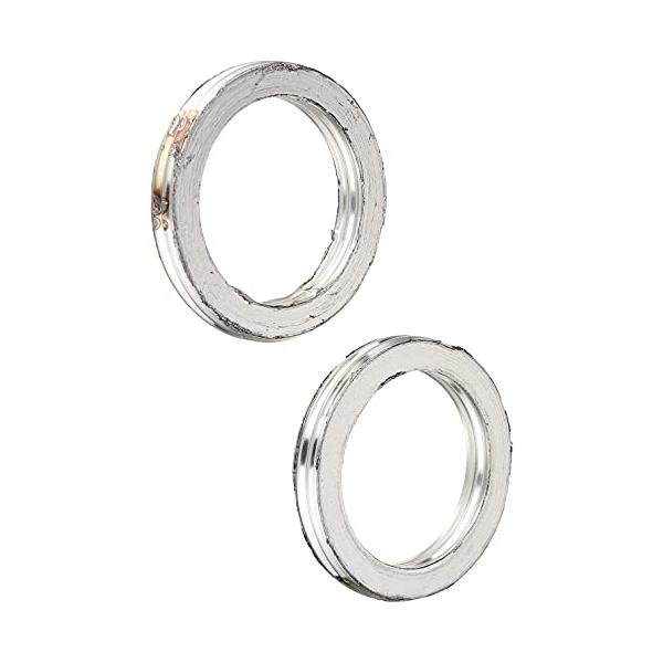 適合車種 TZR250/TZR250R 等2ヶ1セット販売マフラーガスケットは一度使用すると潰れてしまい再使用できない消耗品です再使用すると排気漏れが発生し本来の性能を発揮できなくなる恐れがありますマフラー脱着時ガスケットは必ず新品にするこ...