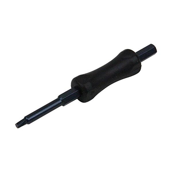 サイズ：六角対辺3mm用途:なめて丸くなった六角穴付きボルトの取り外し特徴1:通常の六角棒レンチで回せない六角穴付きボルトを回せるビット特徴2:特殊刃形状がなめたボルトに強力に噛み込んで回す対応サイズ:六角対辺3mm入数:1個