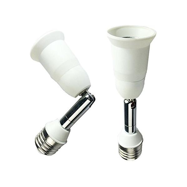 カラー：2個 E26延長14cm材料：難燃性材料PBT、金属。電圧：0-285V。最大電球パワー：60W。動作温度：-30℃〜+ 120℃。最高温度：120℃。色：ホワイト。サイズ：14cm。ランプ重量サポート最大200g 。モデル：E26...