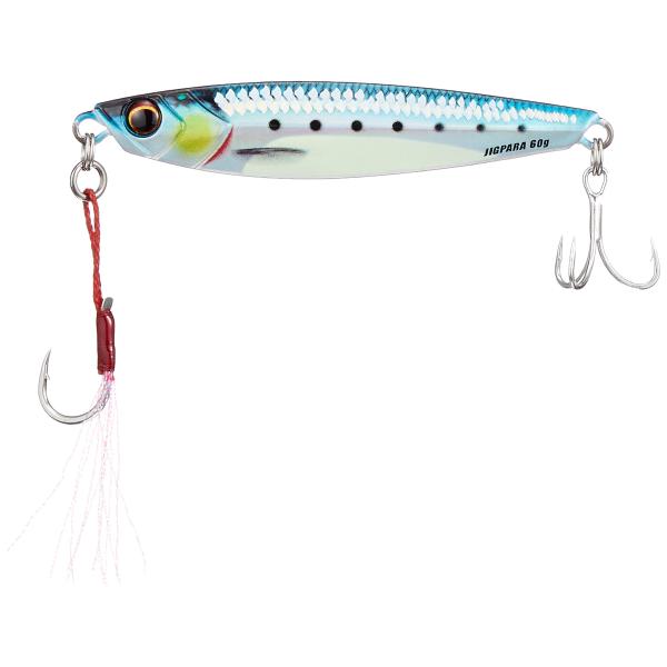 カラー：#98 ダメージ腹グローイワシサイズ：40gスタイル：腹グローイワシ弱り切ったイワシを更にリアルに！ ダメージ鱗シリーズ登場フィッシュイーターに襲われ、剥がれた鱗を再現。リアル鱗ホロの乱反射でアピール力抜群です。重量：40g#98 ...