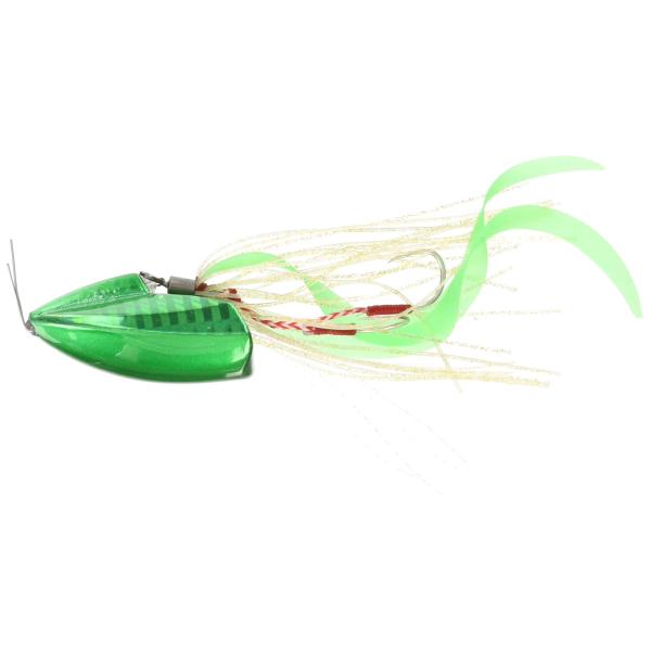 カラー：グリーンサイズ：15gスタイル：抽象的JRT-15 #209重量:15gフック仕様:オフセットフック×1トレーラーとして、MAJORCRAFTソフトルアーファイティングクローやパラワーム 2.4inc程度までがおススメです!