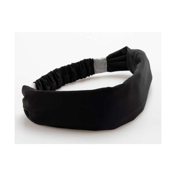 カラー：ブラックサイズ：Free独自の持続冷感素材を使用しているため、別売りのアイスGエアーヘッドをセットして使用する事でダブル効果によりさらに冷感が持続します。収縮性のある持続冷感バンドが現場作業などで出た大量の汗をキャッチします。