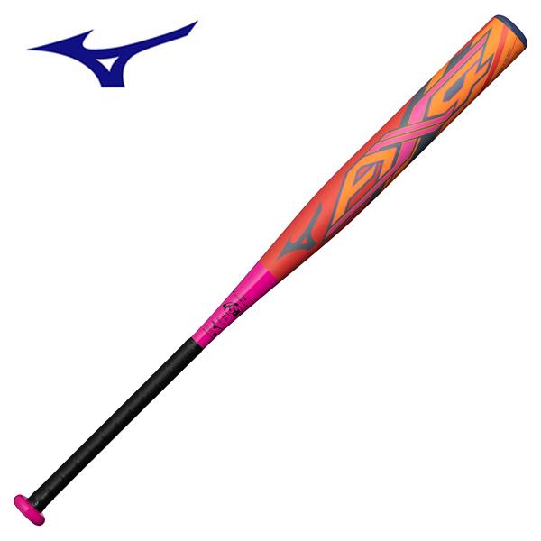 ソフトボールAX4シリーズゴムソフトボール専用設計、AX4。多層構造により本体強度の安定化と同時に驚異の反発力を両立。【メーカー】ミズノ【商品名】AX4(ソフト3号ゴムボール用/FRP製)【品番】1CJFS32384【カラー】 レッド×ピン...