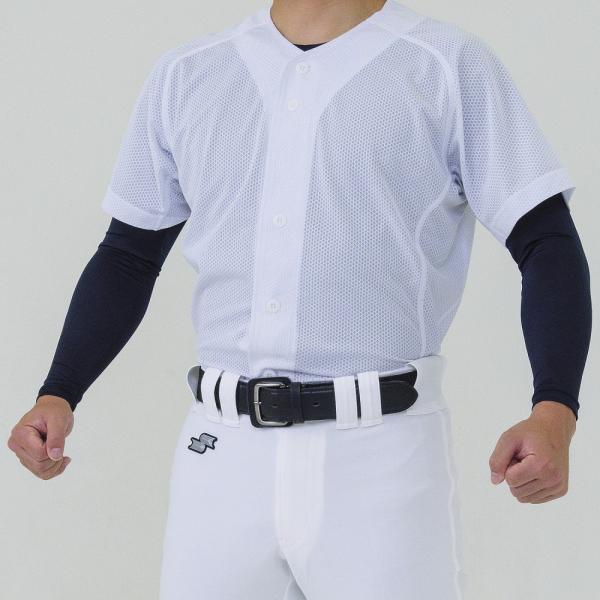 軽量で動きやすさにこだわった3Dユニフォームメッシュシャツ。【メーカー】エスエスケイ【商品名】ユニフォームメッシュシャツ【品番】PUS006M【カラー】【素材】ポリエステル100%