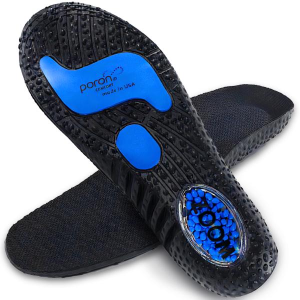 ・足を守るために３重のクッション素材を採用。(1)前足部…アメリカで有名な弾性素材のPORON素材。(2)かかと…超一流メーカーで使っているZOOMエアーによる高弾性。(3)本体…軽くて丈夫な弾性素材。・通気性が良く、吸水速乾で防臭効果も高...