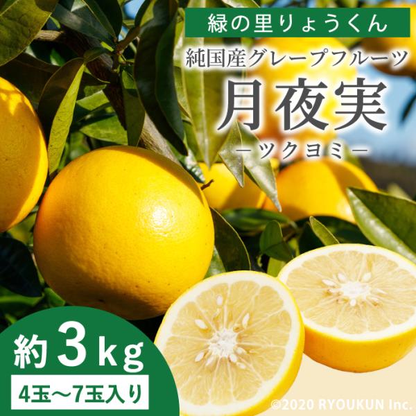 名称 純国産 グレープフルーツ 月夜実 ツクヨミ 約3kg産地 宮崎県日南市内容 約3kg(4〜7玉) 賞味期限 発送から約2週間※保存状態によって変わります。保存方法 到着後すぐに開封、風通しの良い涼しい場所などで保存してください。発送方...
