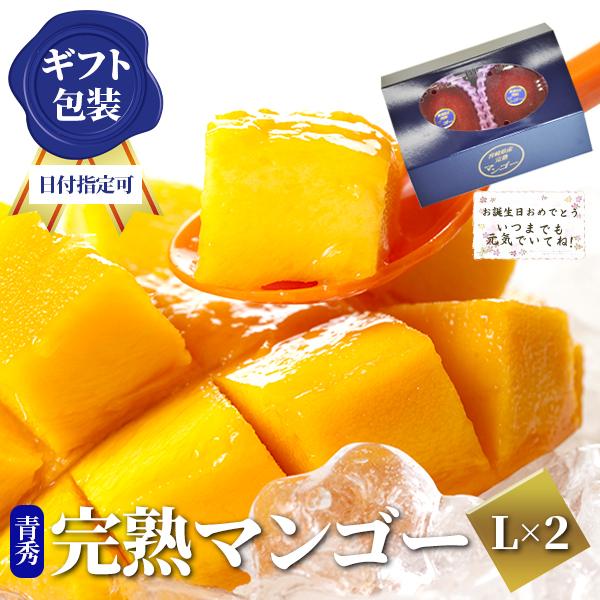 送料無料 完熟マンゴー！宮崎産 朝穫れ“厳選”完熟マンゴー  『秀品-通常玉（青秀）』 中サイズ（300g〜349g）×2玉■商品情報内容／朝穫れ“厳選”完熟マンゴーサイズ／中サイズ（300g〜349g）個数／2玉見た目の状態／秀品-通常玉...