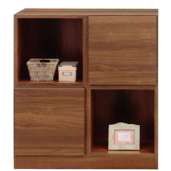 完成品の74cm幅の4段開きとオープンのラック材質：デルナチュレシート（ウォールナット柄)SIZE：幅74.2cm×奥行38.5cm×高さ81cm開きの内寸：幅33cm×奥行35.5cm×高さ33.4cmCOLOR：ウォールナットA4ファイ...