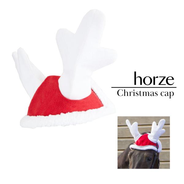 【発売日：2025年12月12日】HorzeChristmas Reindeer capドイツの有名ブランド、HORZE(ホルツ)のフリスマスハットです。サイズ：フル（ワンサイズ）★被せるだけで簡単にクリスマスコーデが楽しめます★無口や頭絡...