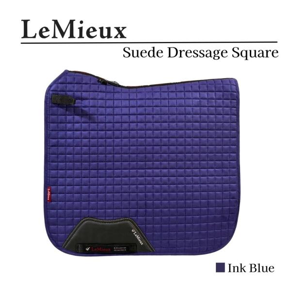 【発売日：2025年11月23日】★数量限定で入荷いたしました★LeMieuxSuede Dressage Squareサイズ：Largeカラー：Ink Blue★LeMieuxを代表する人気サドルパッド！★裏地には竹繊維を使用しており、　...
