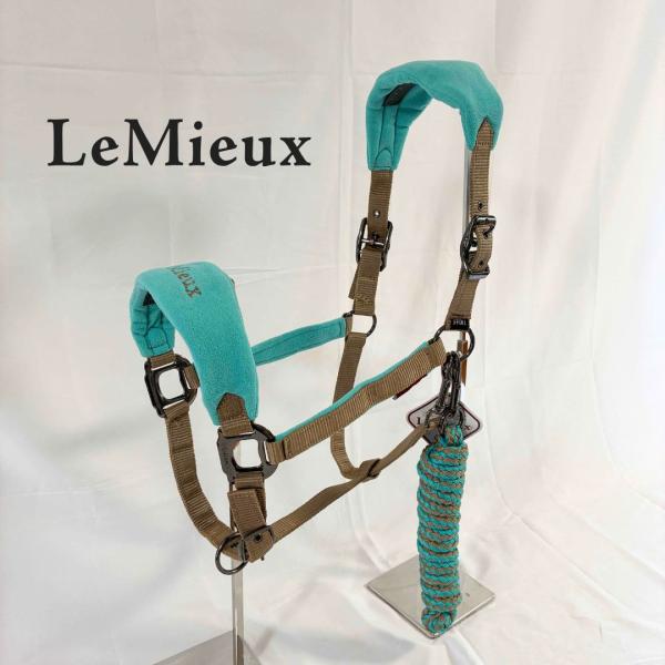 【発売日：2025年12月16日】※在庫限りの商品ですLeMieuxVogue Headcollar &amp;　Readropeカラー：ライトブルー（Azure）★馬に優しいフリース無口★鼻、項たけでなく頬内側にもフリース加工が　施されて...