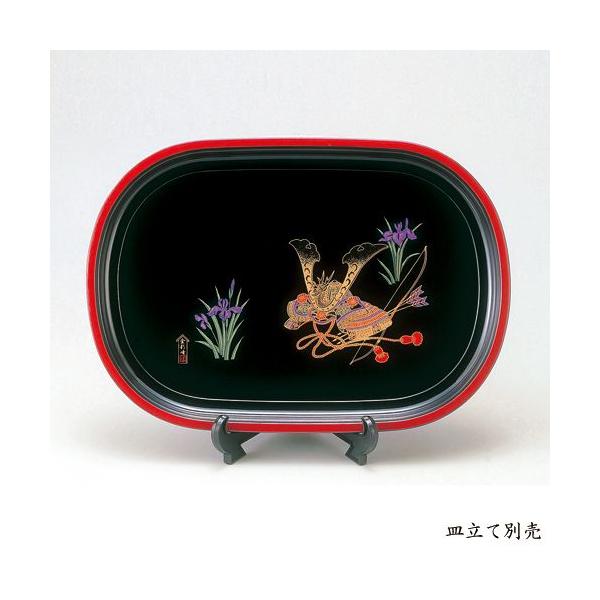 品番：SE-25サイズ(約)：45.3×31.2×高さ3.4cm材質：ユリア樹脂(漆器用樹脂) ウレタン塗装生産国：日本お子様の誕生日・初節句などのお祝いに素敵なシリーズです。健やかに育ってほしいという願いを込めて…。飾り皿としても最適です...