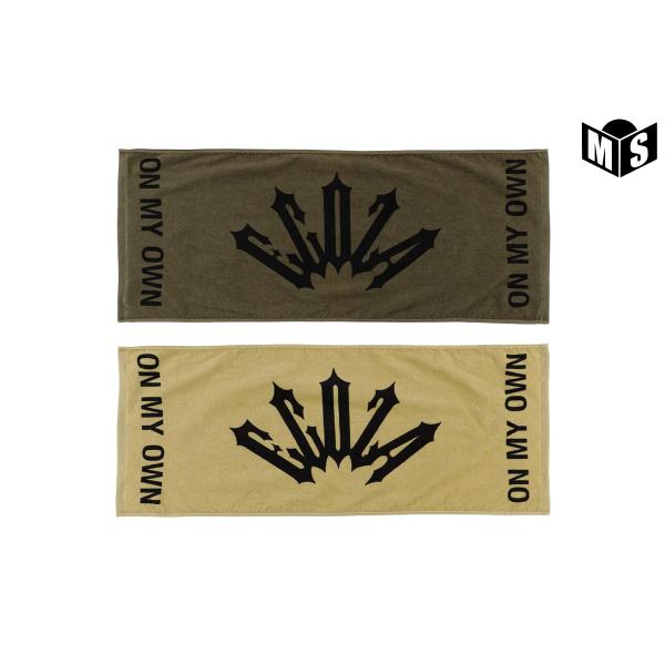 【刺繍ありの場合の納期につきまして】12月-3月：平日約14日以内発送4月-11月：平日約10日以内発送【ブランド】EGOZARU（エゴザル）【カラー】ベージュオリーブ【サイズ】87cm×34cm【素材】綿100％【商品説明】タオル中央と両...