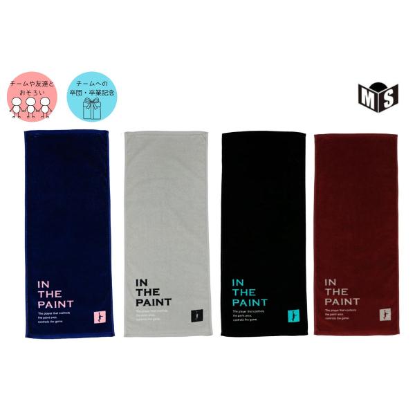 【ブランド】IN THE PAINT（インザペイント）【カラー】ネイビーグレーブラックマローン【サイズ】34cm×84cm【素材】コットンパイル（綿100%）【商品説明】IN THE PAINTの文字を三角形に配置したNEWデザインです。そ...